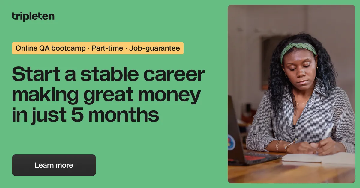 QA Bootcamp Online Part-Time | TripleTen